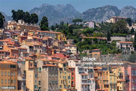 프랑스 리비에라에 멘톤의 구시 가지 건축에 화려한 주택 프로방스 알프스 코트 다쥐르 프랑스 0명에 대한 스톡 사진 및 기타 이미지 Istock