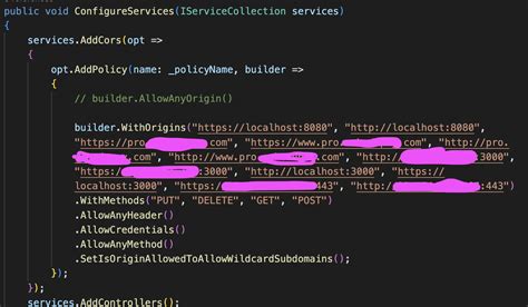 Cross Origin Request Blocked Vue3 Aspnet Api 60 Nginx Status 200 Stack Overflow