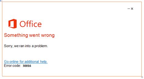How To Fix Office Error Code 30016 And 30016 13 Album On Imgur