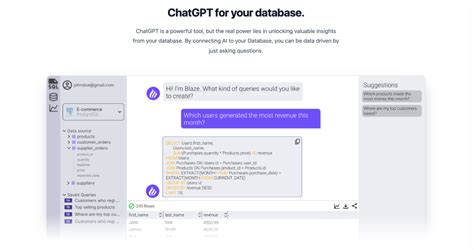 Blazesql Ai Powered Sql Query Tool