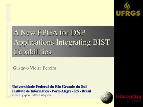ppt a new fpga for dsp applications integrating bist capabilities