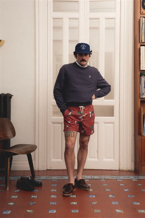 Golf Ruby Red Swim Trunks Pompeii