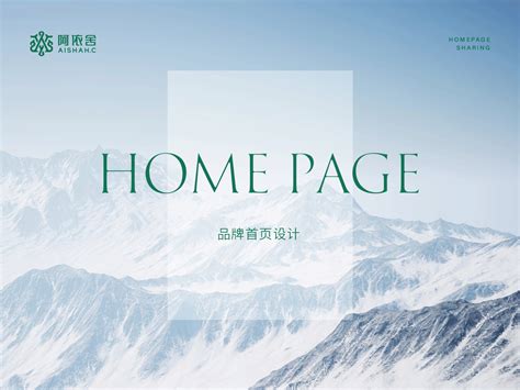 阿依舍品牌首页升级 阿司匹林c 站酷ZCOOL