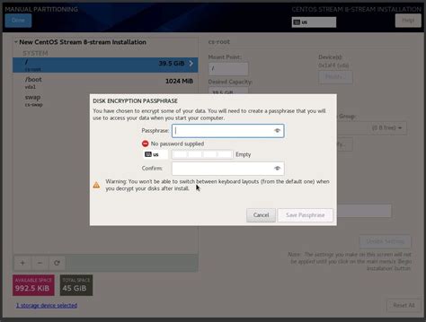 How To Manually Install Centos 8 Stream With Full Disk Encryption