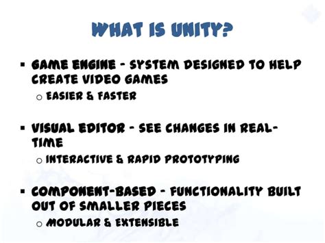 Game Development With Unity PPTX
