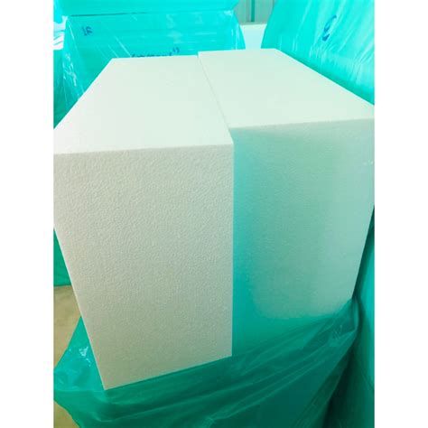 Eps Foam F Grade ไม่ลามไฟ ความหนาแน่น 1 ปอนด์ โฟมกันร้อน ขนาด 60 X 120cm ความหนา 10 นิ้ว ราคา