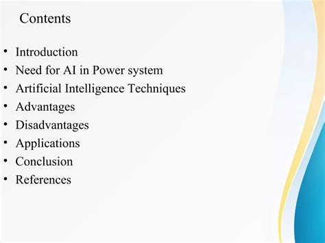 Artificial Intelligence In Power Systems Ppt