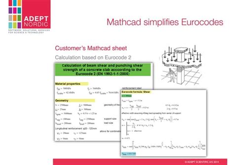 Mathcad Eurocodes Save Time 1401 Pdf Technology And Computing