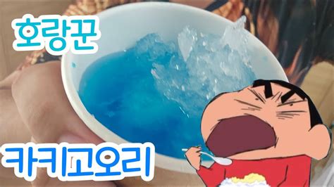 이건 아니야 제발 호랑꾼 카키고오리 호랑꾼 카키고오리 일본음식 슬러쉬 Youtube