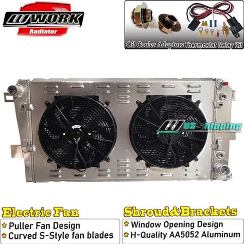 Radiatorshroud Fan For Chevy Silverado 2500 3500 Hd 66 Lb7 2001 2005