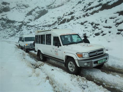 Sani Pass Is Covered In Snow