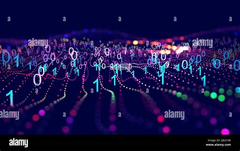 Information Field Binary Code Data Encoding Data Flow Digital