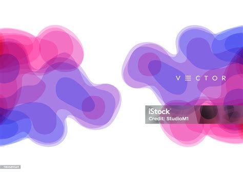 페인트의 스플래시 추상 배경입니다 포스터 전단지 배너 또는 책 표지용 템플릿 동적 효과가있는 3d 벡터 그림 3차원 형태에 대한 스톡 벡터 아트 및 기타 이미지 Istock