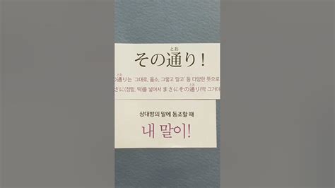 일본어 한마디 17 내 말이 Youtube