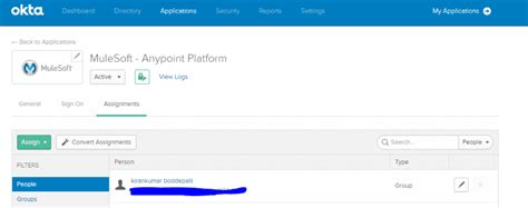 Anypoint Platform Identity Management Okta