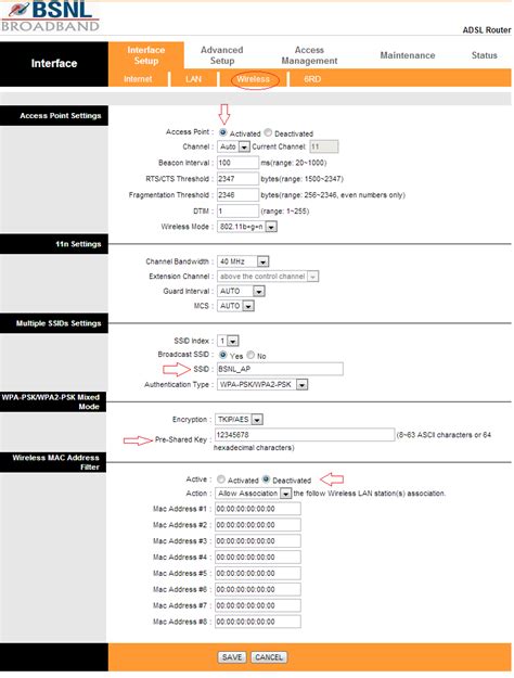Bsnl Broadband Wifi Router Settings