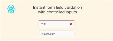 How To Use Reacts Controlled Inputs For Instant Form Field Validation