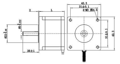 A V Nema Hybrid Closed Loop Stepper Motor Emtech