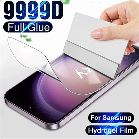 ป้องกันการแอบมอง ฟิล์มไฮโดรเจล For Samsung Galaxy Note 20 S23 S22 S21