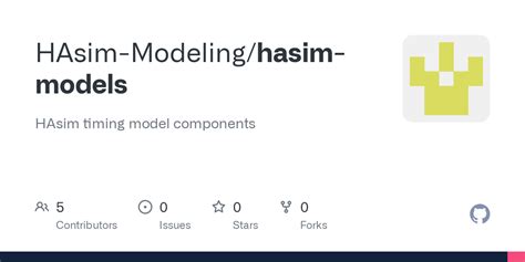github hasim modeling hasim models hasim timing model components