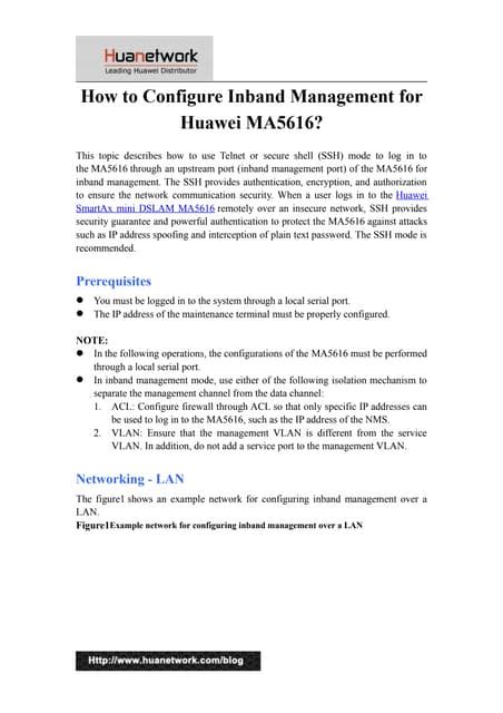 Huawei Switch Configuration Commands Doc Computer Networking