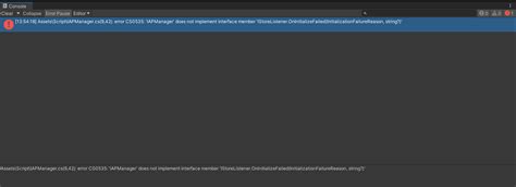 Iapmanagercs942 Error Cs0535 Iapmanager Does Not Implement