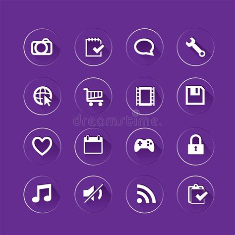 Clean App Icon Stock Vector Illustration Of Shopping
