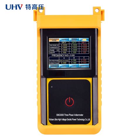 Smg3000 Portable Hand Held Triple Phase Phase Voltammeter Measurement Instrument Test Meter