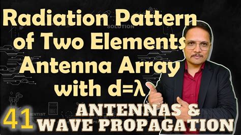 Radiation Pattern Of Two Elements Antenna Array With Lambda Spacing