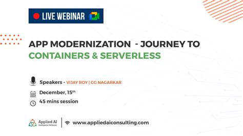 App Modernization Journey To Containers And Serverless