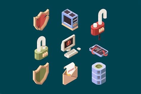 Hacker Isometric Cyber Security Email Graphic By Onyxprj Art