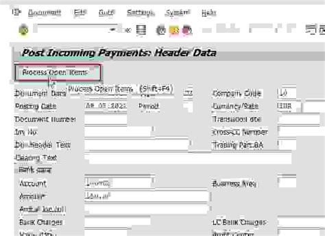 F 28 Post Customer Incoming Payments In Sap