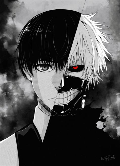 Exactly Who Resides Within Me Kaneki Ken Daily Anime Art