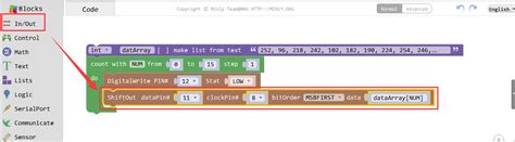 Graphical Programming Tutorial For Arduino Using 74hc595 With 7