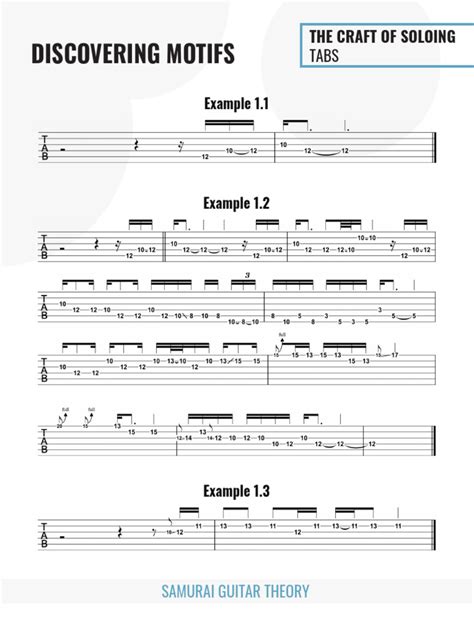 3 Discovering Motifs Tabs Pdf