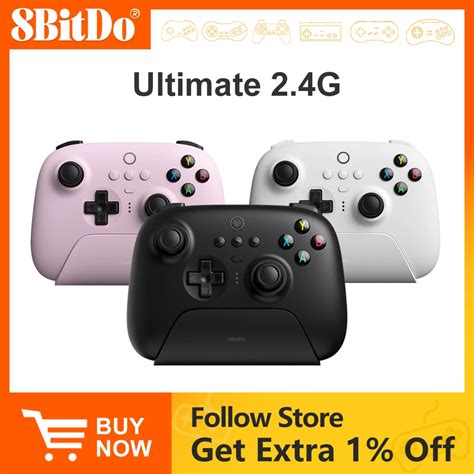 8bitdo Ultimate 2 4g 얼티밋 무선 게임 컨트롤러 Pc Windows 10 11 스팀 데크 안드로이드용