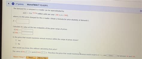 solved 2 5 6 points previous answers wanefmac7 12 6 003 my