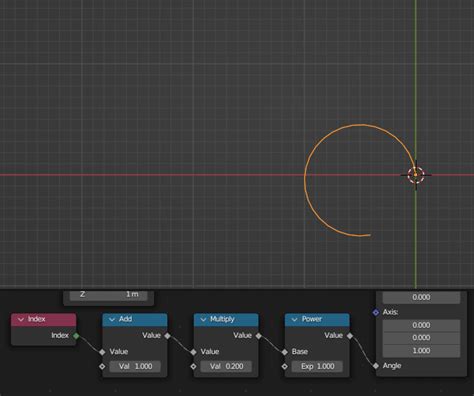 Animation Blender Geometry Nodes Increase Angle Along Curve Blender Stack Exchange