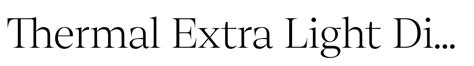 Thermal Font Webfont And Desktop Myfonts