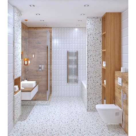 รวม 32 ไอเดีย “กระเบื้องลายไม้” มีสไตล์ด้วยลวดลาย สำหรับพื้นหรือผนังห้องน้ำ