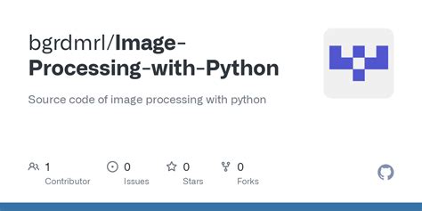 GitHub Bgrdmrl Image Processing With Python Source Code Of Image Processing With Python