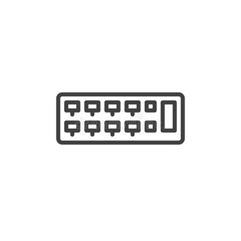 Network Switch Symbol 2d 4 400 Ethernet Switch Stock Illustrations