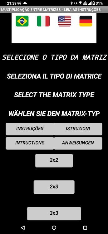 Mult Mat Four Flags Matrizes By Prof Carlos França Android Apps