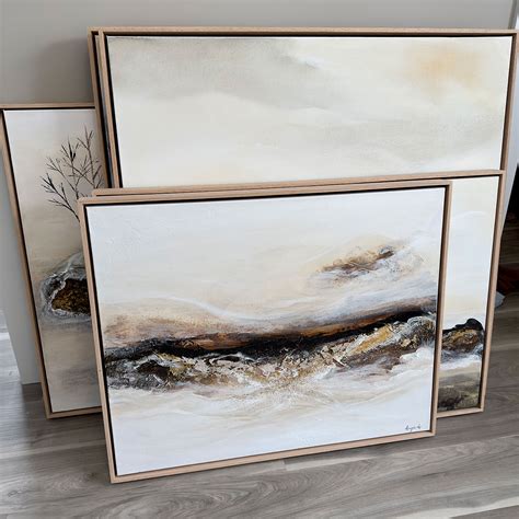 Custom Floating Frames For Artwork Oakside Customs