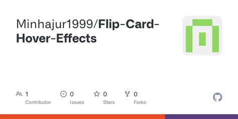 Github Minhajur1999flip Card Hover Effects