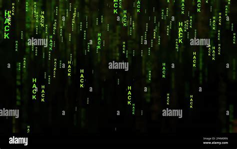 Hack Text On The Screen Concept Stock Photo Alamy