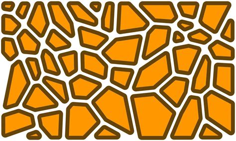Voronoigeometric Pattern Background Forming Stone Foundation Array