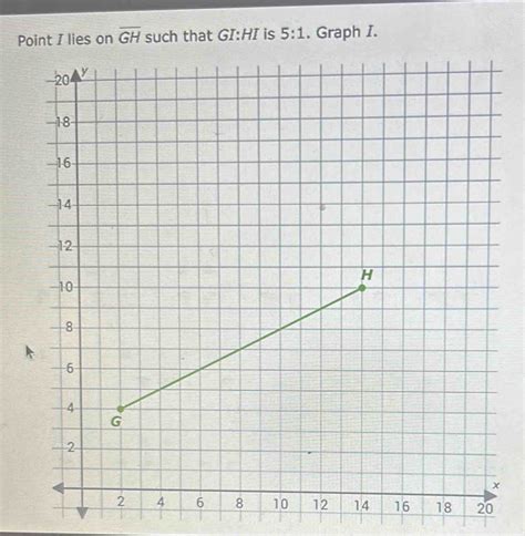 Solved Point Lies On Overline Gh Such That Gih Iis 51 Graph I Math