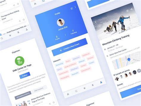 Fresh Inspirational Mobile UI Design Examples Templates On Dribbble