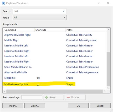 solved keyboard shortcut for snap overrides autodesk community
